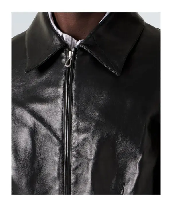 KIKO KOSTADINOV Leather Zip-up Jacket