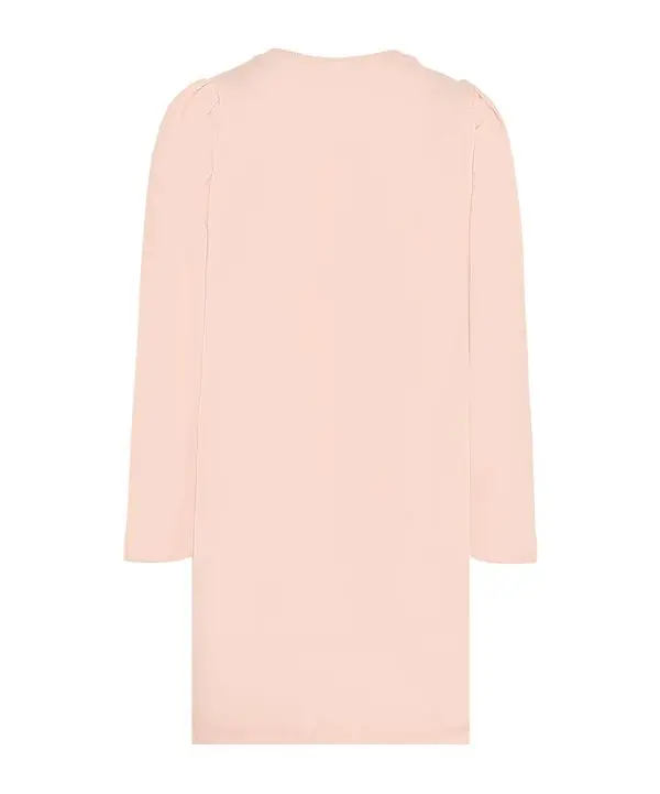 Moschino Puff-sleeve Teddy-print Dress
