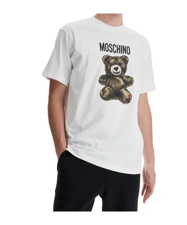 Moschino Teddy Bear Printed Crewneck T-shirt