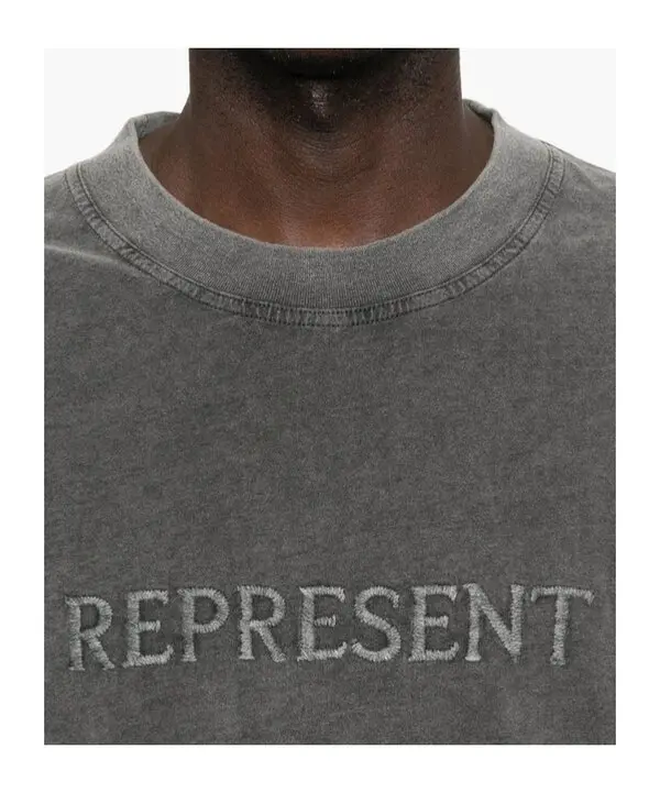 REPRESENT Embroidered Logo Relaxed T-shirt