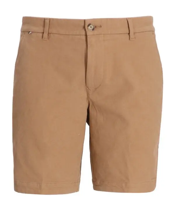 Hugo Boss Cotton Flat-front Shorts