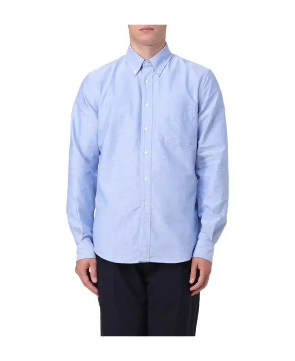 Aspesi Button-up Long-sleeved Shirt - Blue