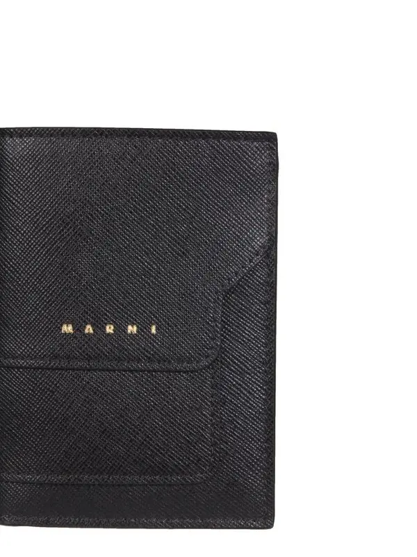 Marni Logo Printed Bi-fold Wallet