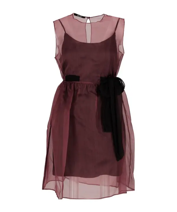 Lela Rose Round Neck Dress