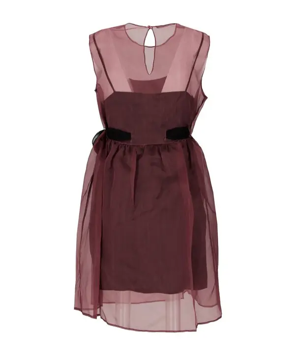 Lela Rose Round Neck Dress