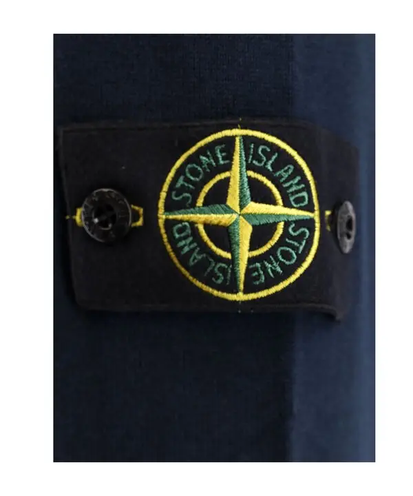 Stone Island Logo Patch Zipped Jumper
