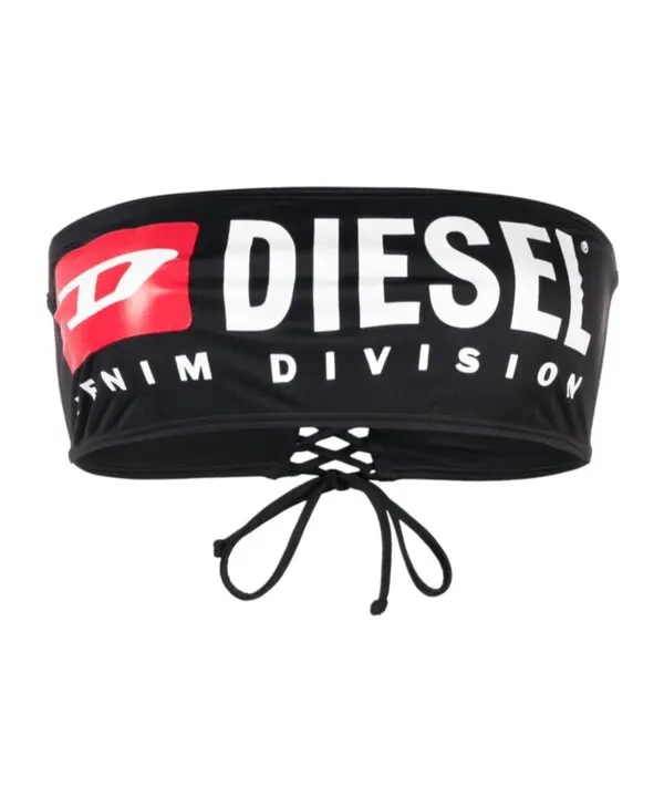 DIESEL® Bryna Logo Bandeau Bikini Top
