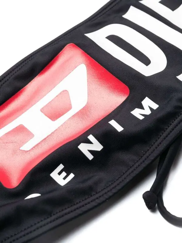 DIESEL® Bryna Logo Bandeau Bikini Top