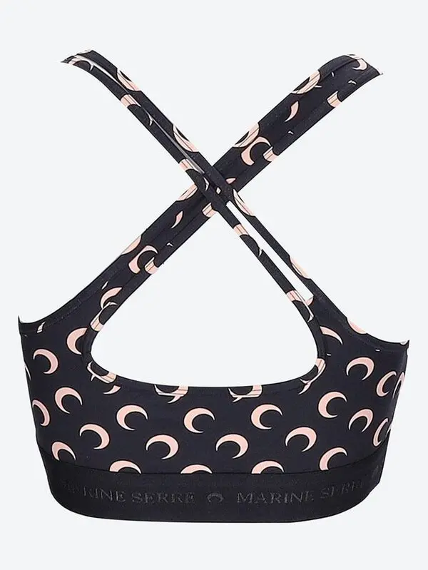 MARINE SERRE Logo Bra
