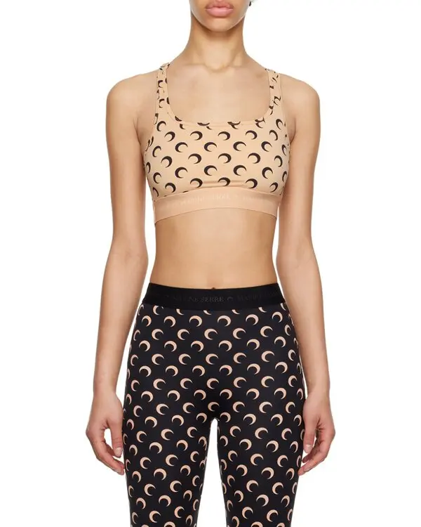 MARINE SERRE Logo Bra