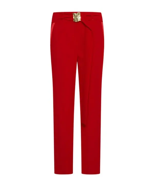 Marella Straight-fit Belted Trousers