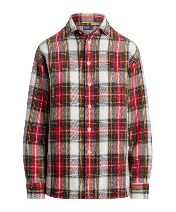 Polo Ralph Lauren Checked Curved Hem Shirt