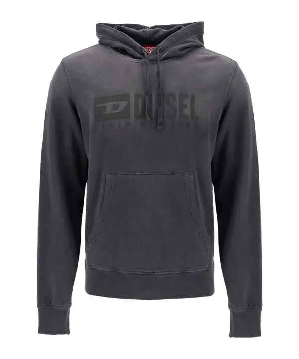 DIESEL® Logo-print Organic Cotton Hoodie