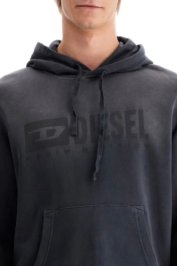 DIESEL® Logo-print Organic Cotton Hoodie