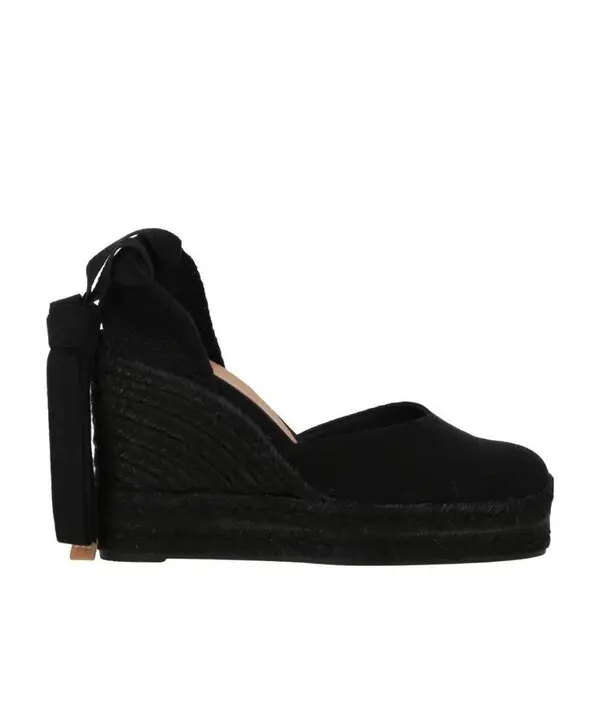 CastaÑer Carina Wedge Espadrilles - Black