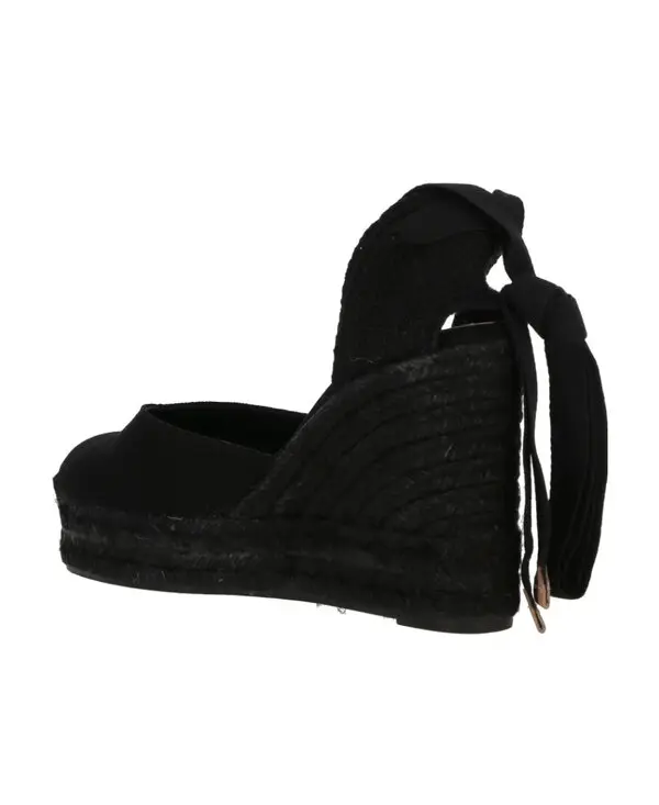 CastaÑer Carina Wedge Espadrilles - Black