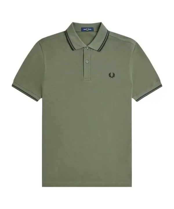 Fred Perry Logo Polo Shirt - Green
