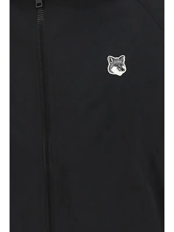 Maison Kitsuné Fox Head Patch Embroidered Windbreaker
