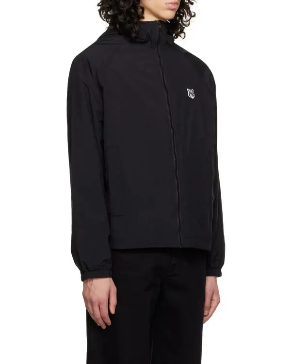 Maison Kitsuné Fox Head Patch Embroidered Windbreaker
