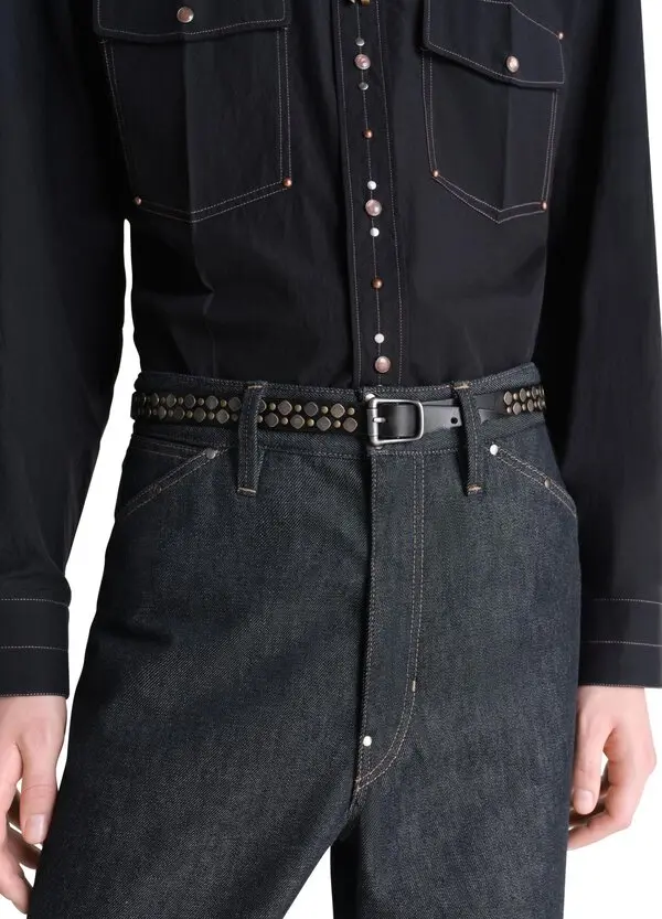 LEMAIRE Rio 20 Studded Belt