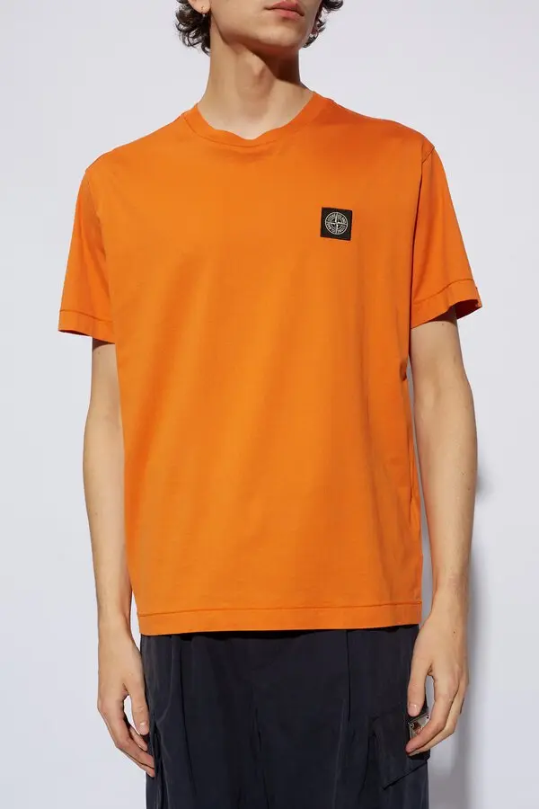Stone Island Compass-motif Cotton T-shirt