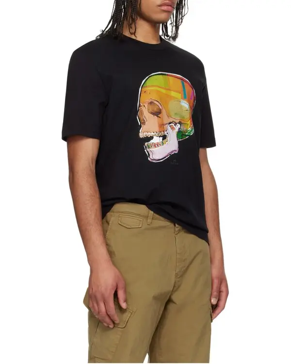 Paul Smith Skull Sketch Print T-shirt