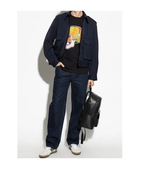 Paul Smith Skull Sketch Print T-shirt