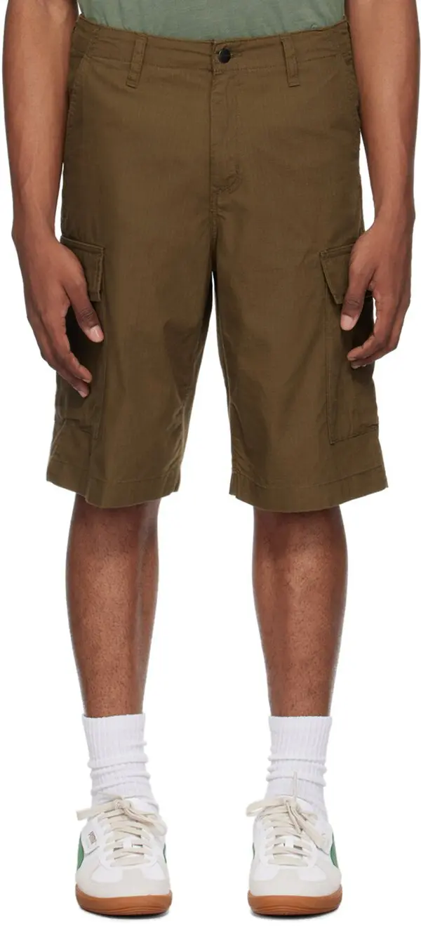 Carhartt Work In Progress Logo-patch Knee-length Cargo Shorts