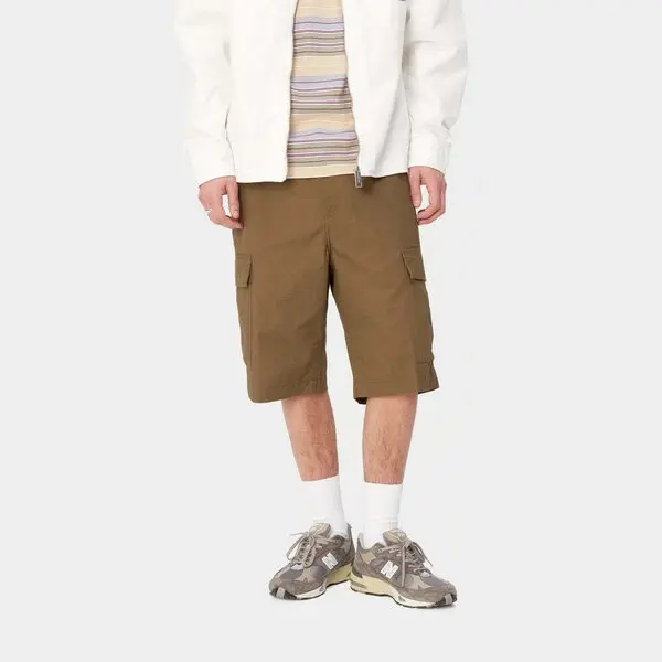 Carhartt Work In Progress Logo-patch Knee-length Cargo Shorts