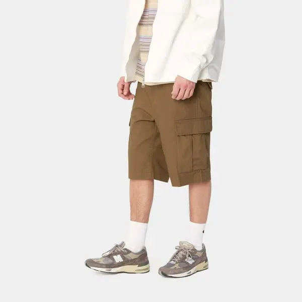 Carhartt Work In Progress Logo-patch Knee-length Cargo Shorts