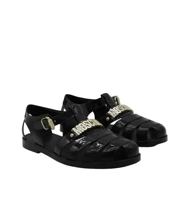 Moschino Jelly Logo-lettered Sandals