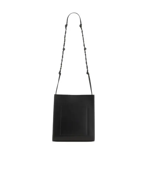 JIL SANDER Logo Debossed Strapped Shoulder Bag