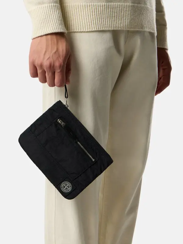 Stone Island Logo-patch Zip-fastening Wallet