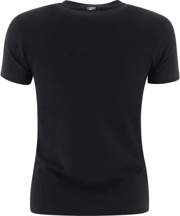 Herno Embroidered Logo Crewneck T-shirt