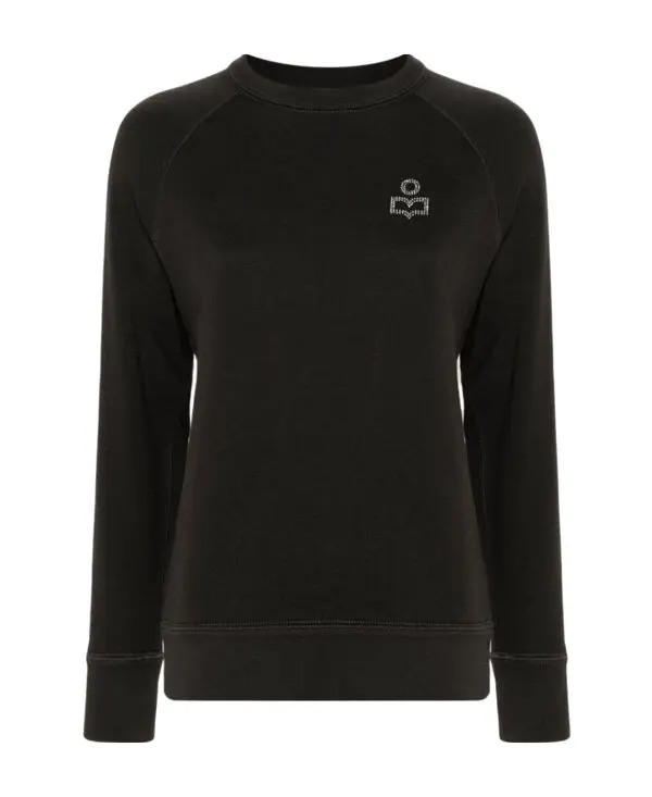 Isabel Marant Étoile Logo-embellished Crew-neck Sweatshirt