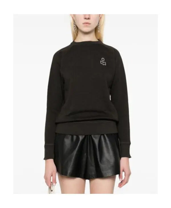 Isabel Marant Étoile Logo-embellished Crew-neck Sweatshirt