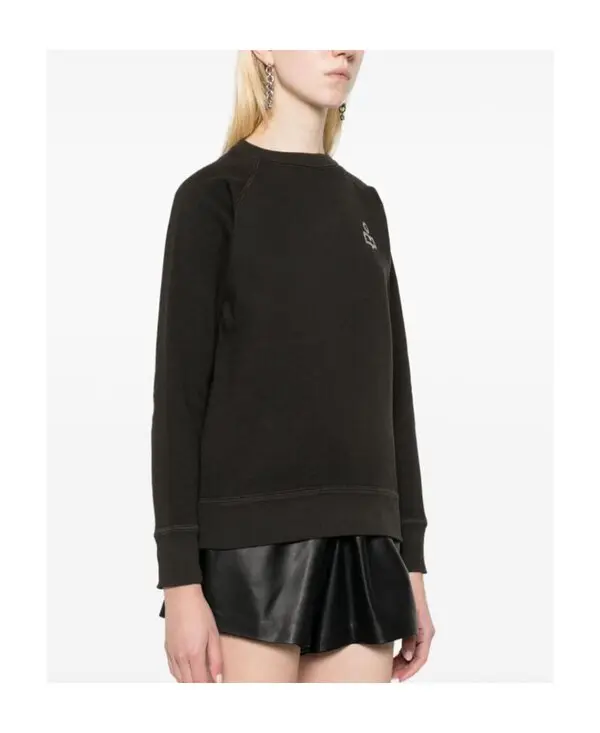 Isabel Marant Étoile Logo-embellished Crew-neck Sweatshirt