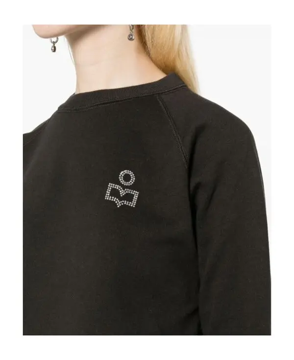 Isabel Marant Étoile Logo-embellished Crew-neck Sweatshirt