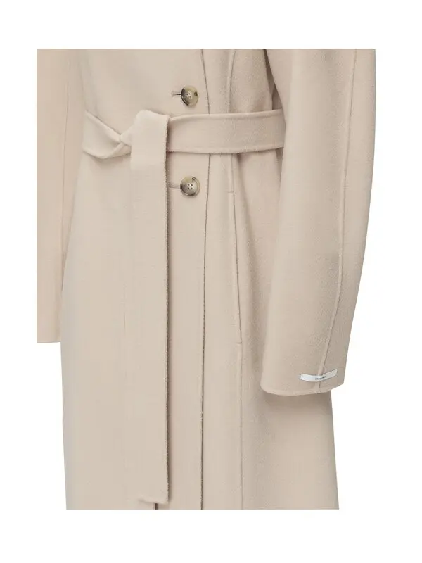 Sportmax Single-breasted Lapel Coat