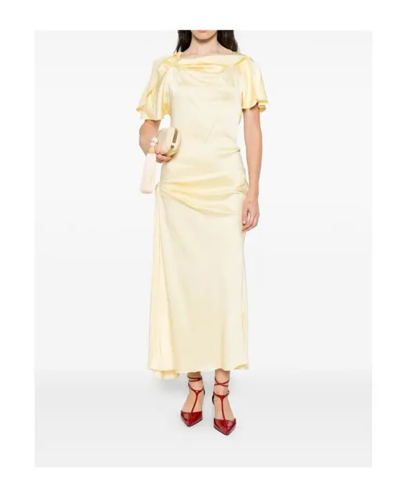 Victoria Beckham Crepe Satin Dress
