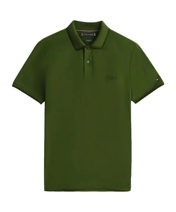 Tommy Hilfiger Logo Polo Shirt - Green