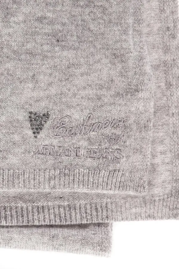 Emporio Armani Logo Knitted Scarf
