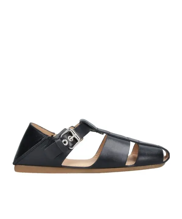 LEMAIRE Fisherman Round-toe Flat Sandals
