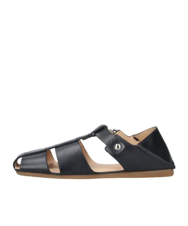 LEMAIRE Fisherman Round-toe Flat Sandals