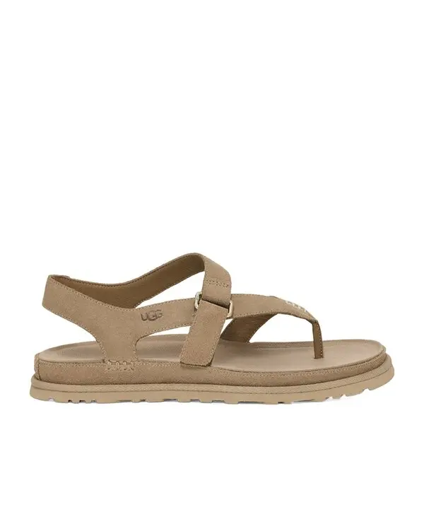 UGG Goldengaze Thong Flat Sandals - Brown