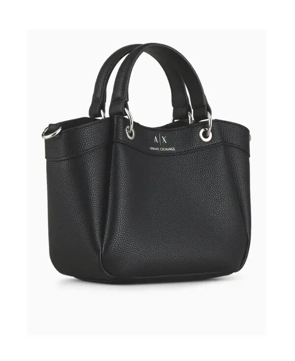 Armani Exchange Grained Texture Tote Bag