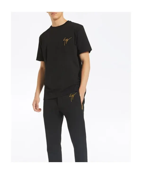 GIUSEPPE ZANOTTI Logo Printed Zipped Track Pants
