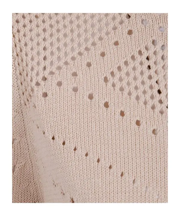 TWINSET Pointelle Knit Knitted Sweater