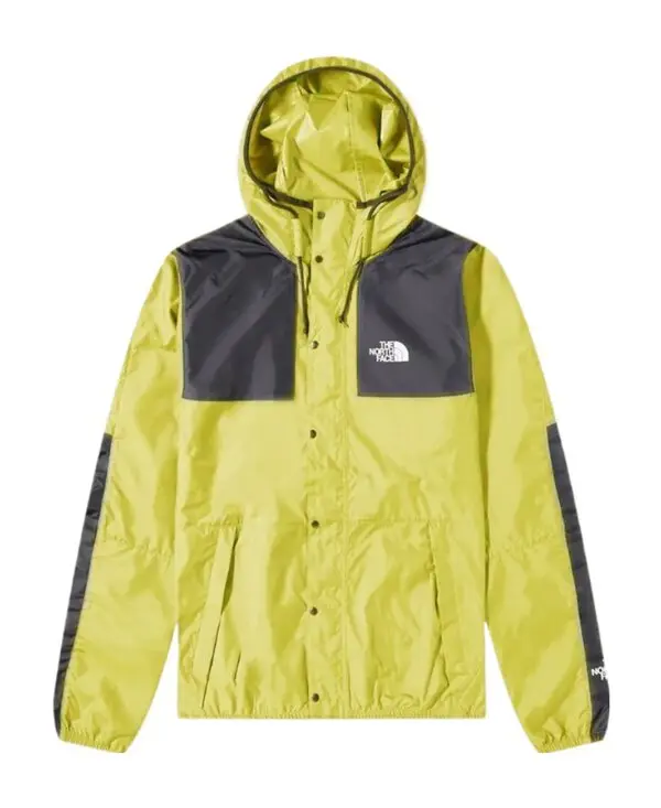The North Face Logo Hooded Casual Jacket - Yellow