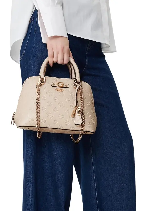 Guess Dita Embossed-logo Tote Bag